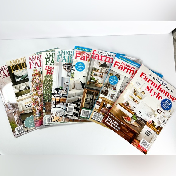 Other | Farmhouse Style American Farmhouse Magazines Back Issues Lot 4 ...